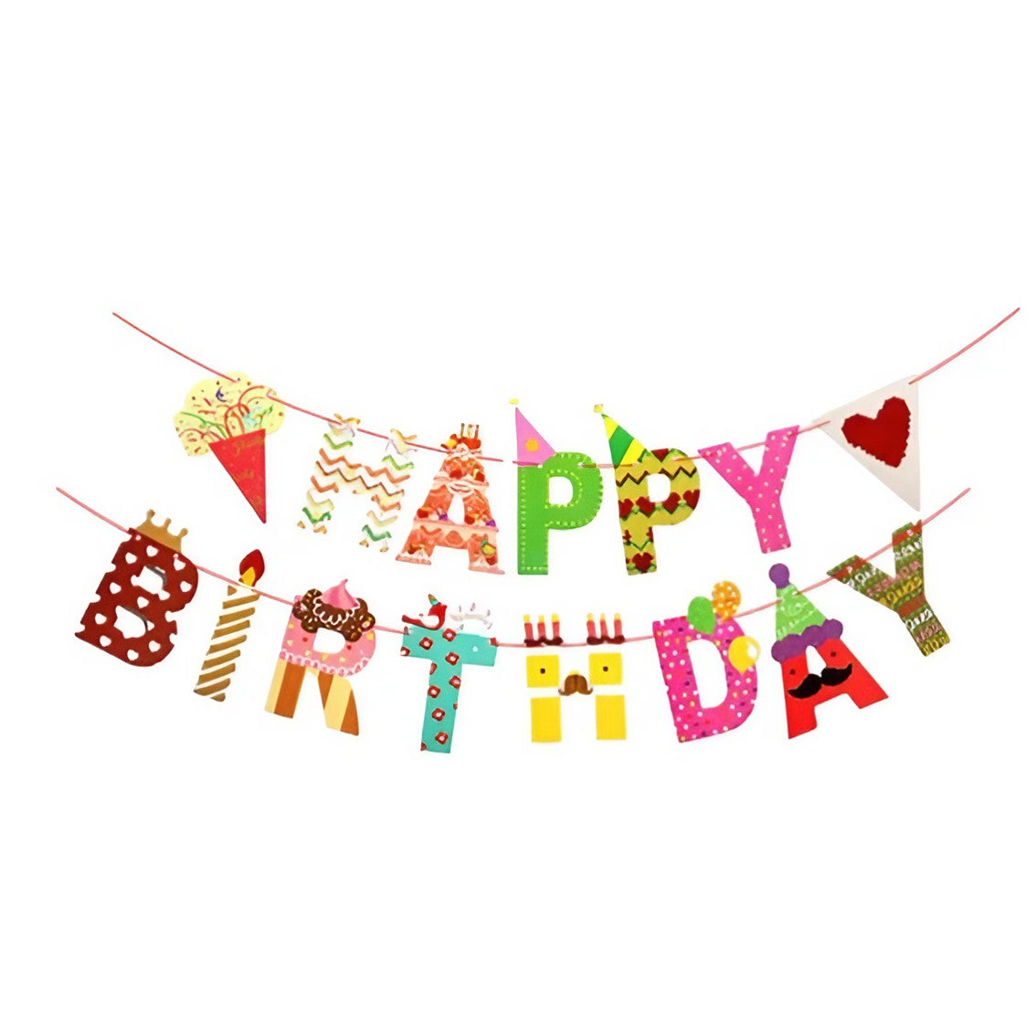 Banner Happy Birthday 100x200 cm, Vivimall, Rola de Ata Inclusa, Temat ...