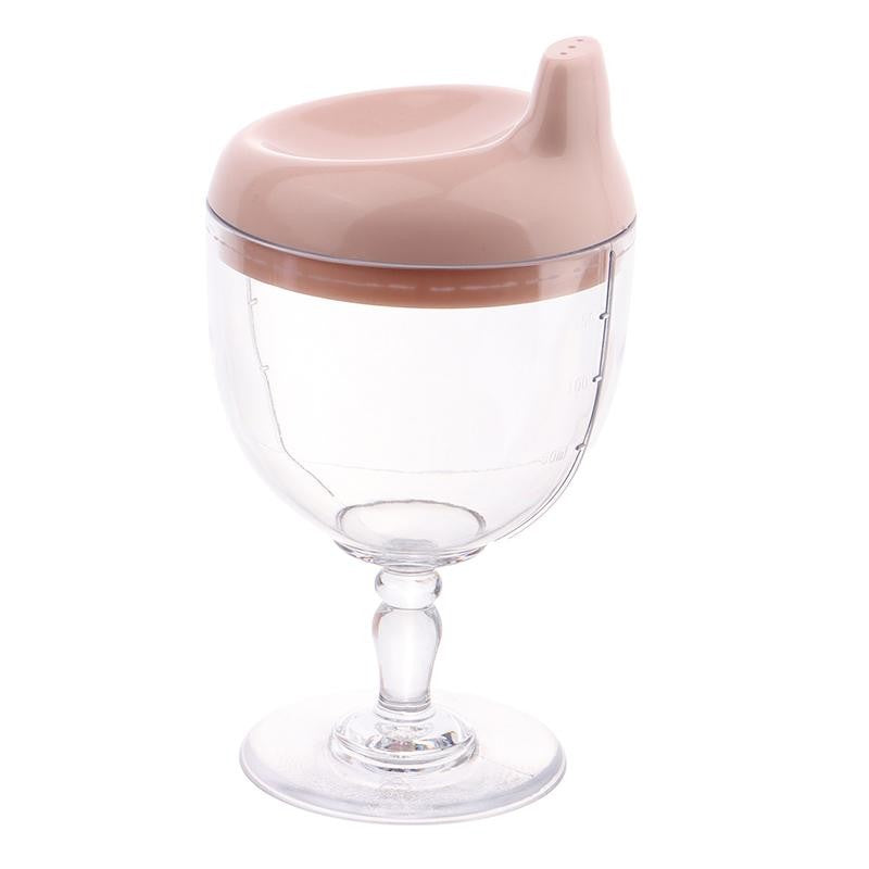 Pahar din Plastic Transparent cu Picior, Vivimall, pentru Copii, 14 x ...
